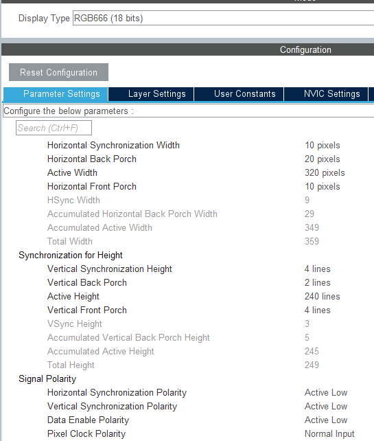 Solved: LTDC pixel format 565 does not produce output with... - STMicroelectronics Community