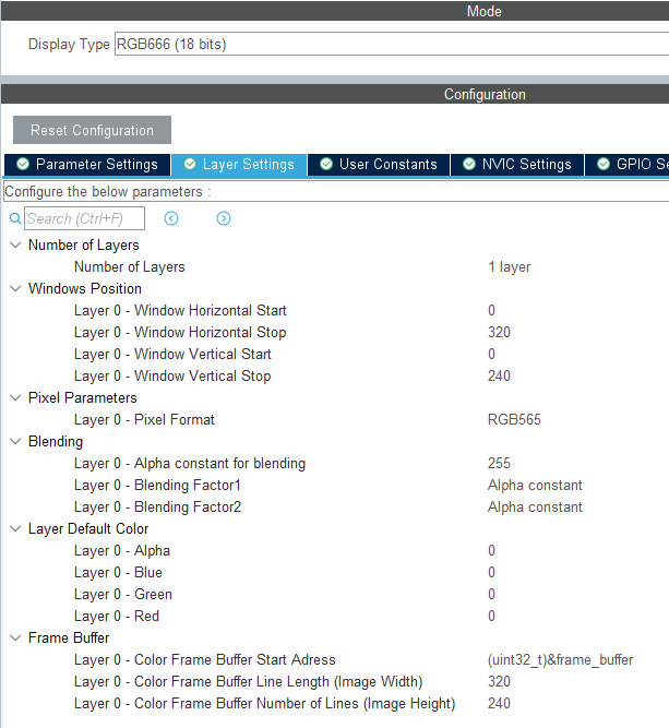 Solved: LTDC pixel format 565 does not produce output with... - STMicroelectronics Community