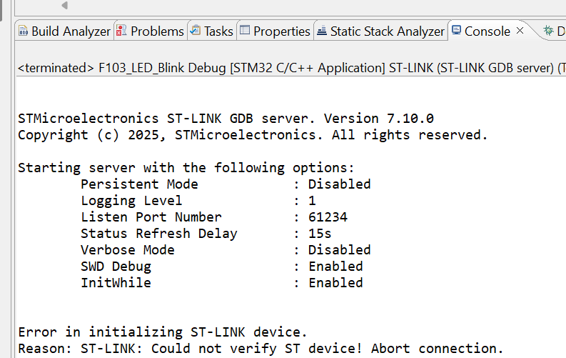 How to setup STM32CubdeIDE using ST Link V2 Debugg... - STMicroelectronics Community