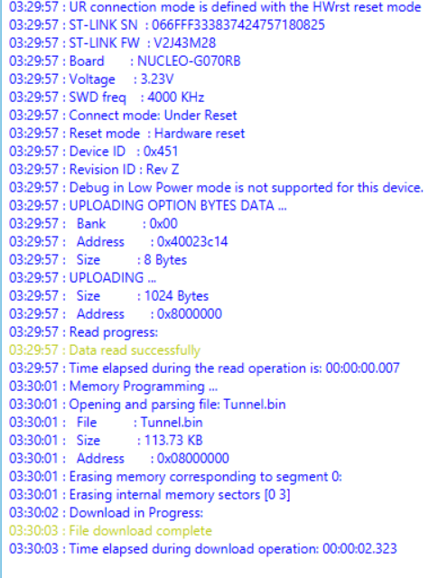 Solved: Can't Run or Debug from CubeIDE - STMicroelectronics Community