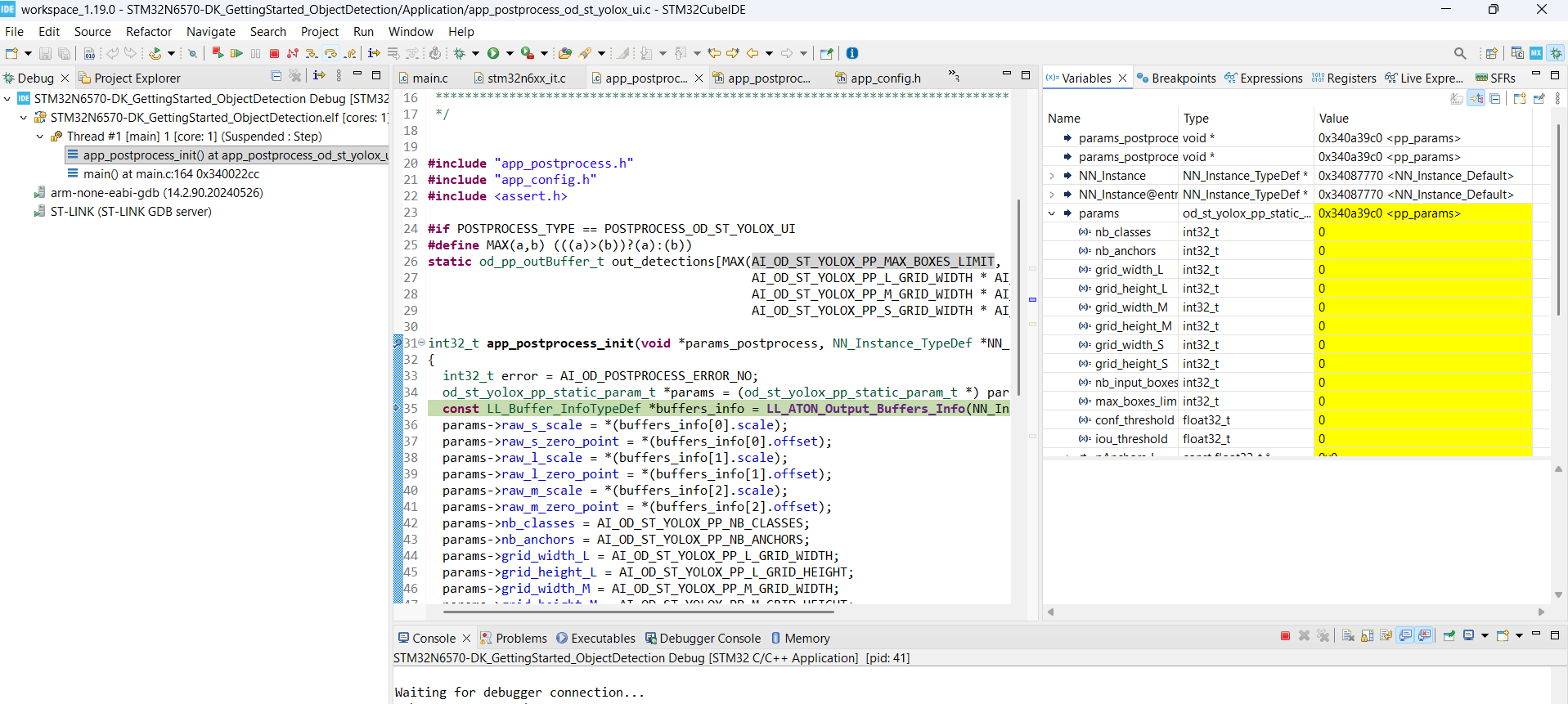 Custom model object detection on STM32N6-DK error - STMicroelectronics Community