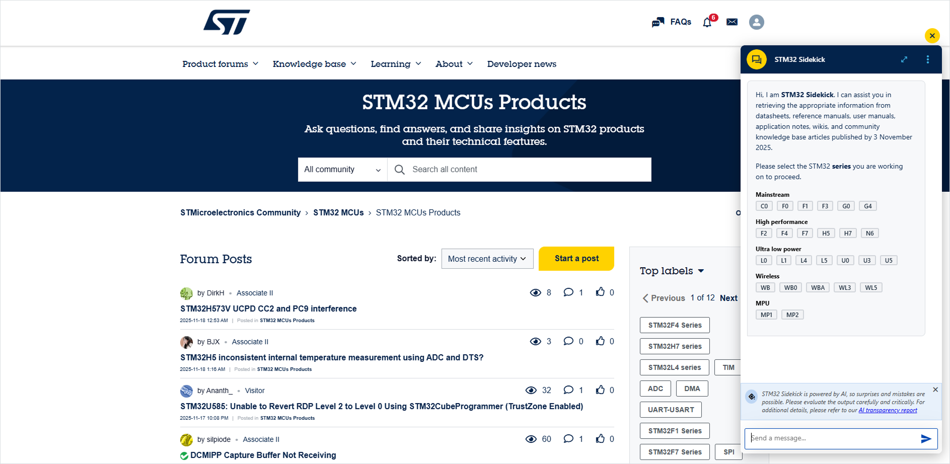 STM32 Sidekick: the AI-powered tool that accelerat... - STMicroelectronics Community