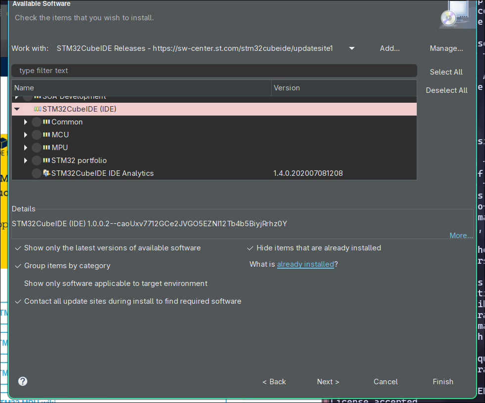 Solved: CubeIDE does not have "STM32 project" option in "C... - STMicroelectronics Community
