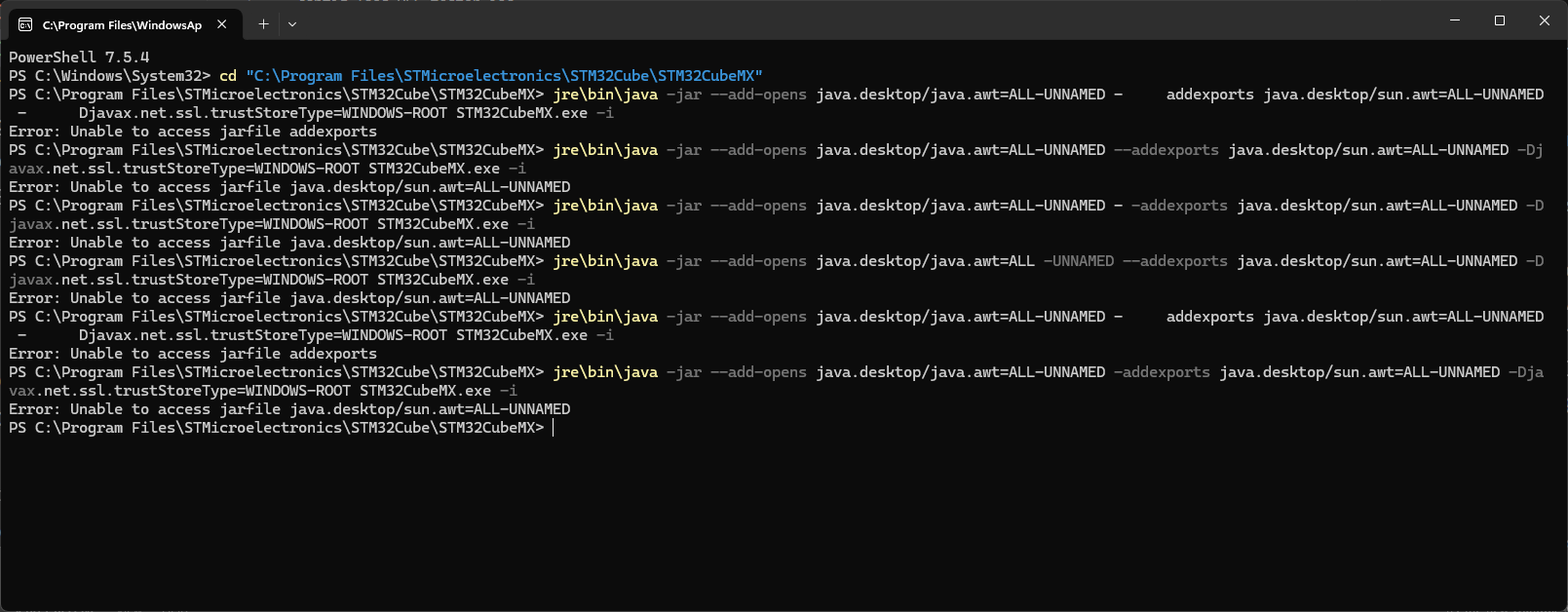 CubeMX code generation from command line - STMicroelectronics Community