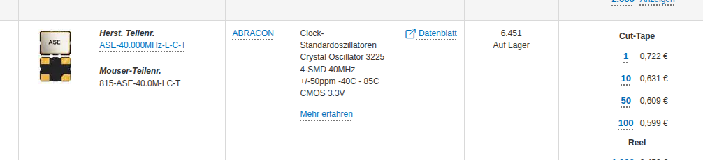 SR5E1E5 external crystal design - STMicroelectronics Community