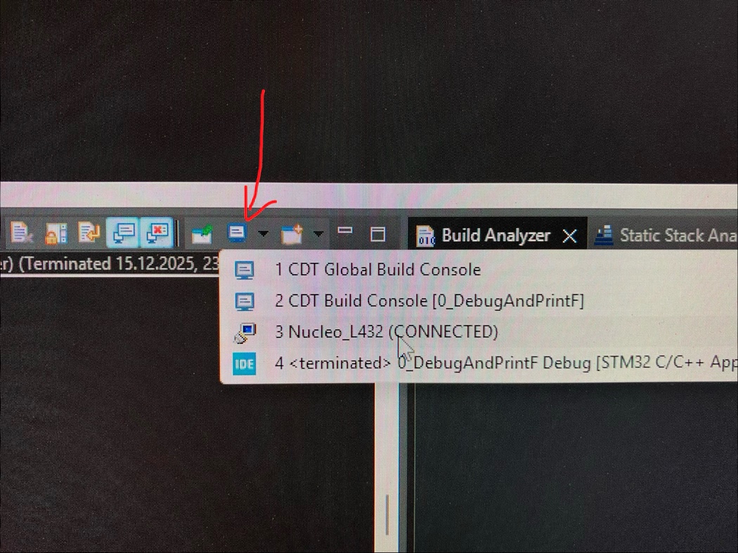 Solved: STM32CubeIDE terminal can't connect after very fir ...