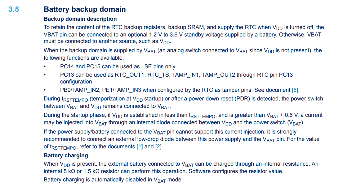 STM32H7S7L8H6: VBAT connection - STMicroelectronics Community