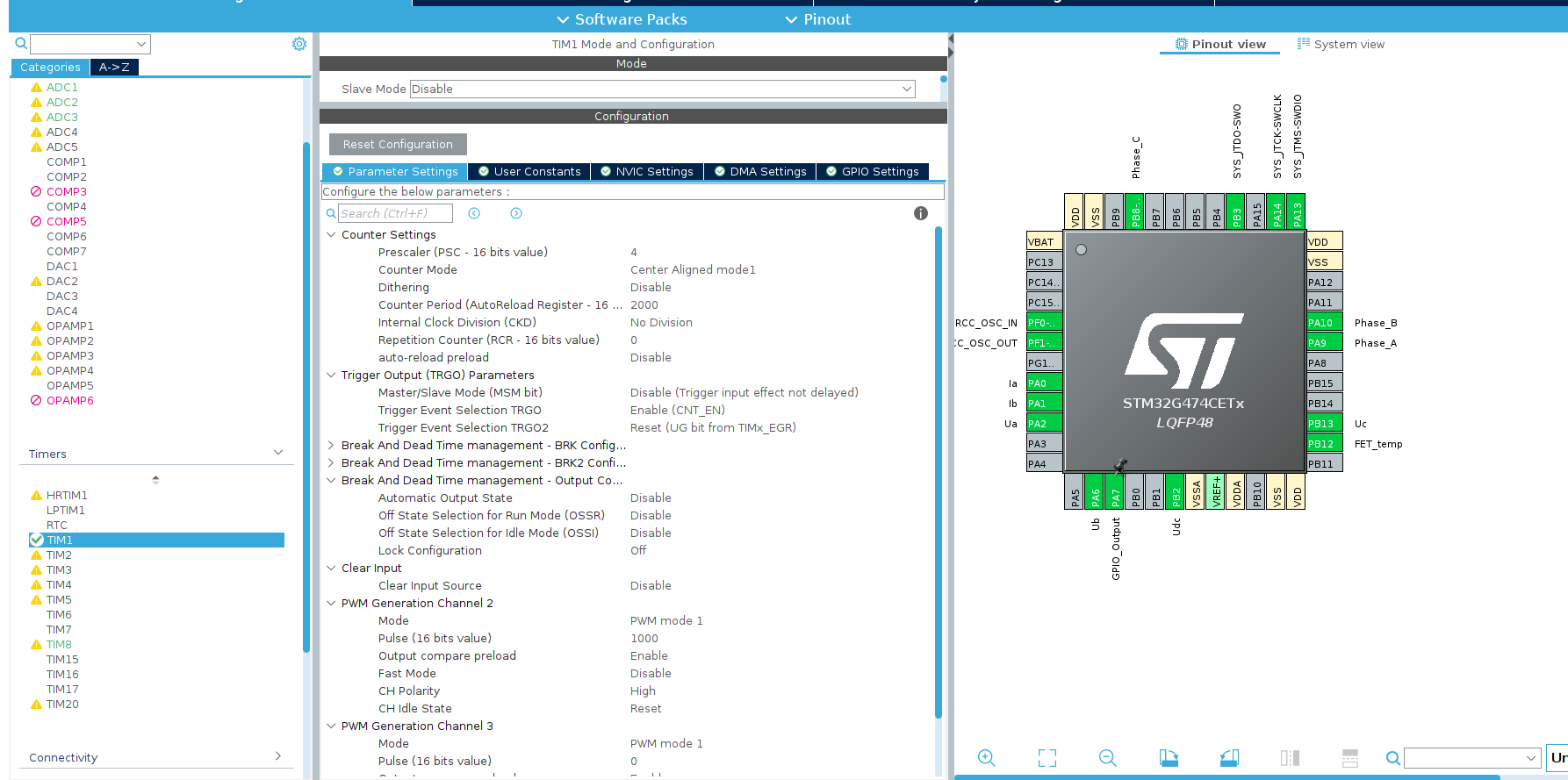 PWM to ADC synchronization unexpected delay - STMicroelectronics Community