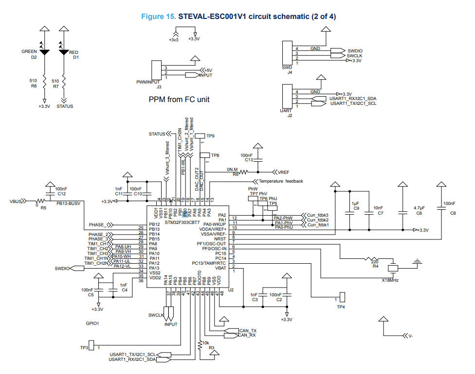 STEVAL-ESC001V1 and drone motor Compatibility with ...
