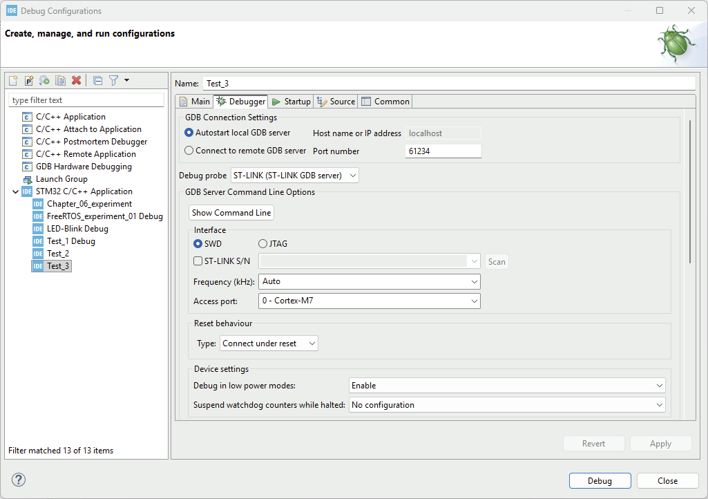Solved: Can not start debug session STM32CubeIDE (ST-Link,... - STMicroelectronics Community
