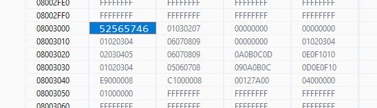 unknown in flash after linked-script-user-defined ...