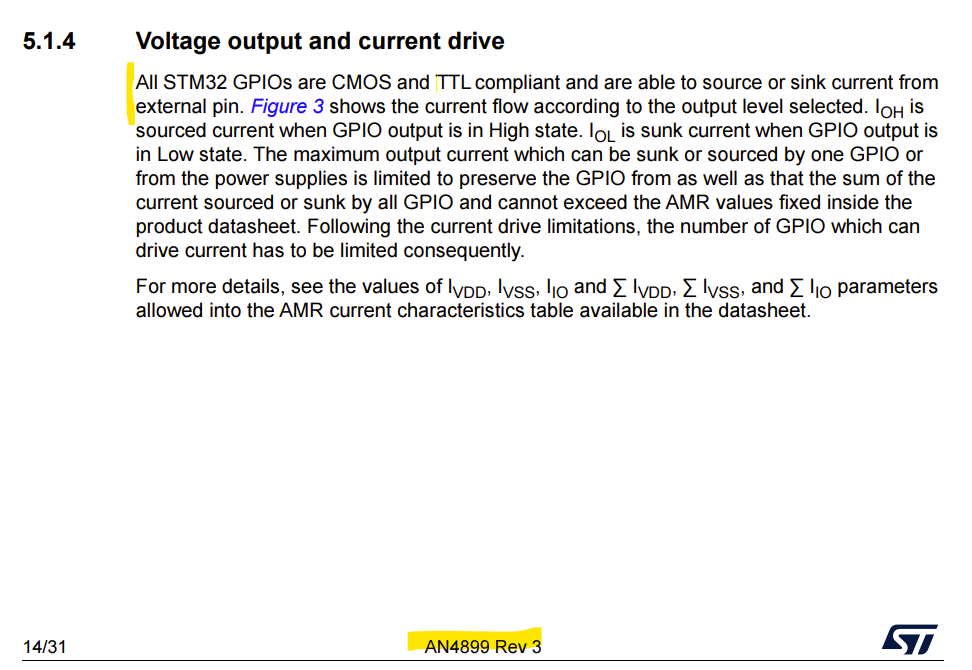 Gpio Output Voltage Level In Stm32g4 Stmicroelectronics Community