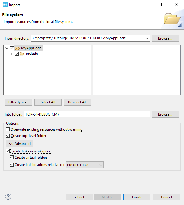 Adding a folder to STM32CubeIDE breaks CubeMX Code ... Adding a folder to STM32CubeIDE breaks CubeMX Code ...