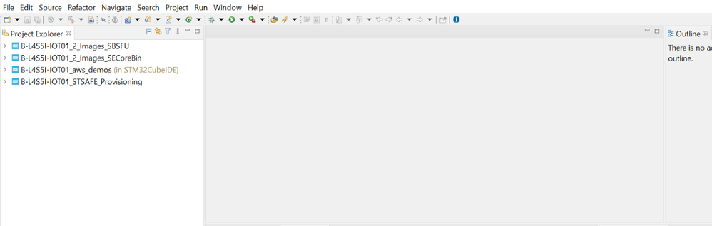 How to debug X-Cube-AWS in STM32CubeIDE - STMicroelectronics Community