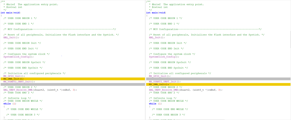 Solved: STM32CubeIDE v1.7 generating incorrect code for Ua ... Solved: STM32CubeIDE v1.7 generating incorrect code for Ua ...