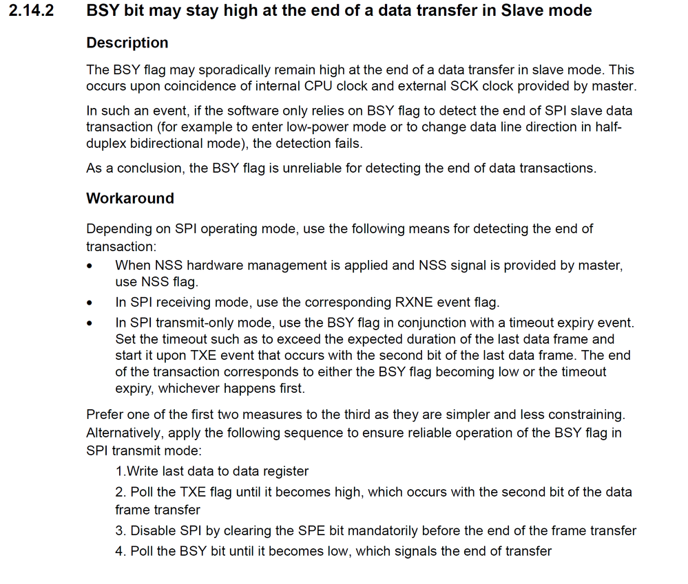 Why SPI returns busy after a while of sending corr... - Page 2 - STMicroelectronics Community