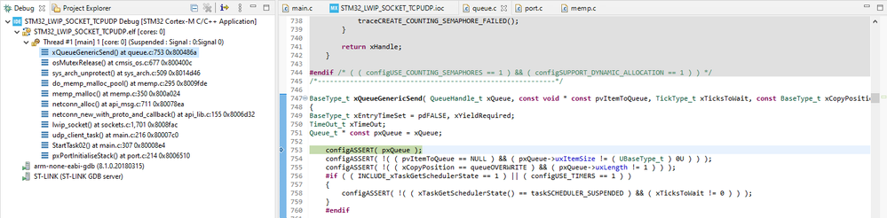 Lwip Socket Api Tcp And Udp Connection On The Sa Stmicroelectronics Community