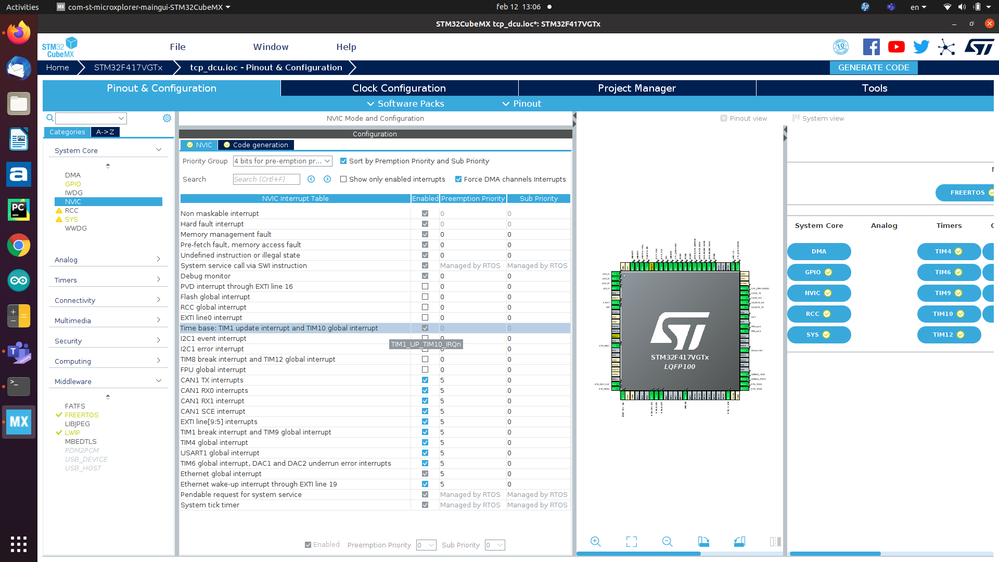 Stm32f407 Timer10 Interrupt Handler Called With Stmicroelectronics Community