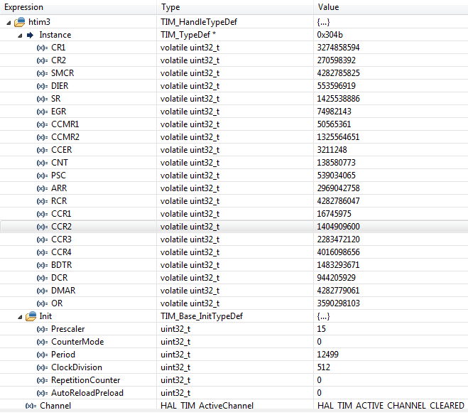 Solved Hal Timer Pwm Instance And Init Parameters Error W Stmicroelectronics Community