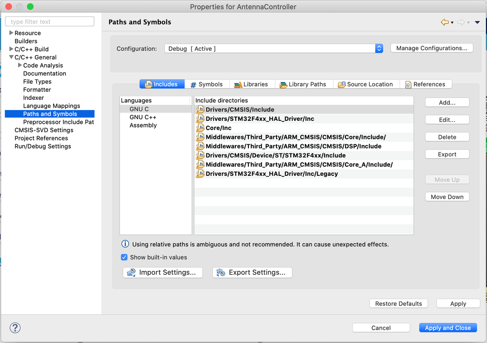 How to add DSP static libraries in STM32CubeIDE. - STMicroelectronics ... How to add DSP static libraries in STM32CubeIDE. - STMicroelectronics ...