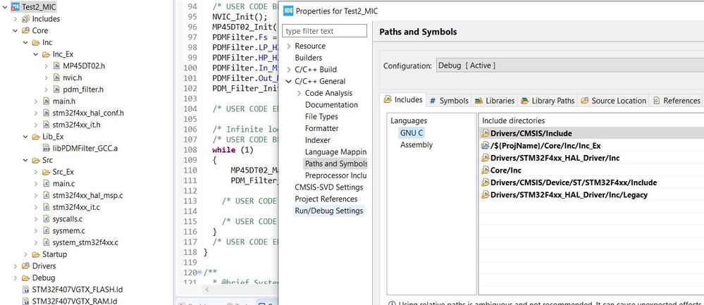 STM32CubeIDE can't find DSP static library - Page 2 ... STM32CubeIDE can't find DSP static library - Page 2 ...