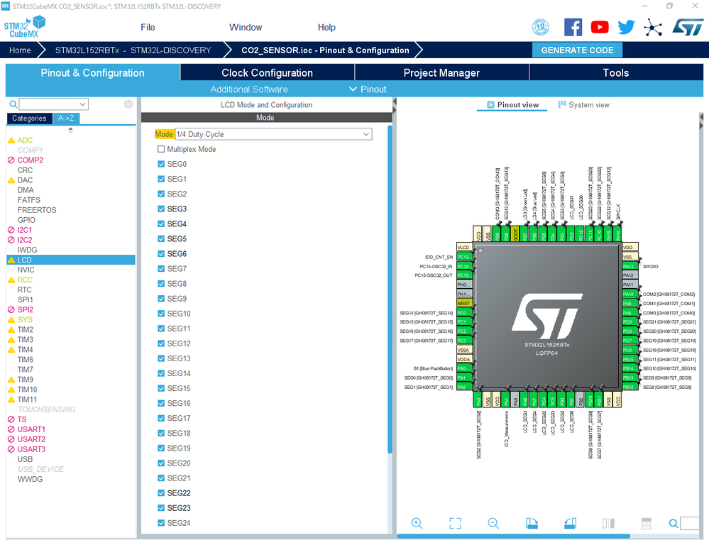 LCD display of STM32L-Discovery using HAL library - STMicroelectronics ... LCD display of STM32L-Discovery using HAL library - STMicroelectronics ...