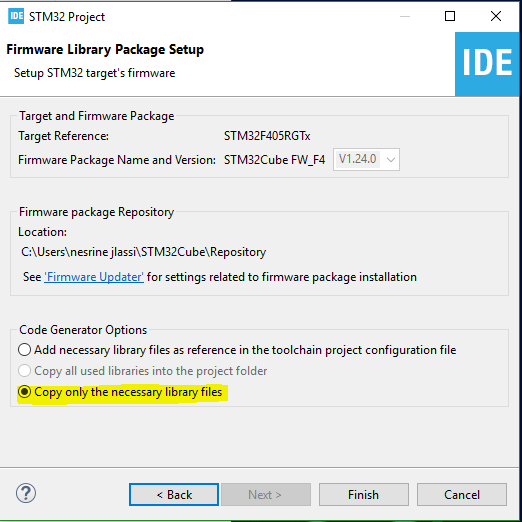How To Get Stm32cubemx To Include Dsp Header Files Stmicroelectronics Community