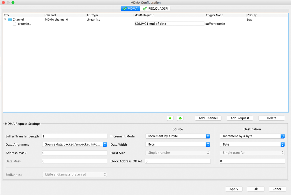 Solved: STM32H7 nucleo - DMA tab in cubeMX configuration o ... Solved: STM32H7 nucleo - DMA tab in cubeMX configuration o ...