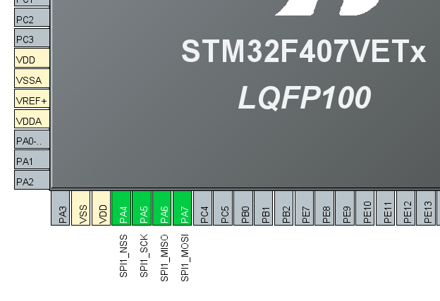 Stm32f407 Spi Voltages Are Low And The Clock Signa Stmicroelectronics Community
