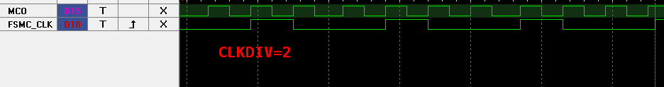 Stm32f7 Fmc Synchronous Clkdiv 3 Stmicroelectronics Community