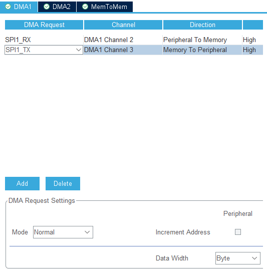 How to use 'HAL_SPI_TransmitReceive_DMA' & 'HAL_SP... - STMicroelectronics Community