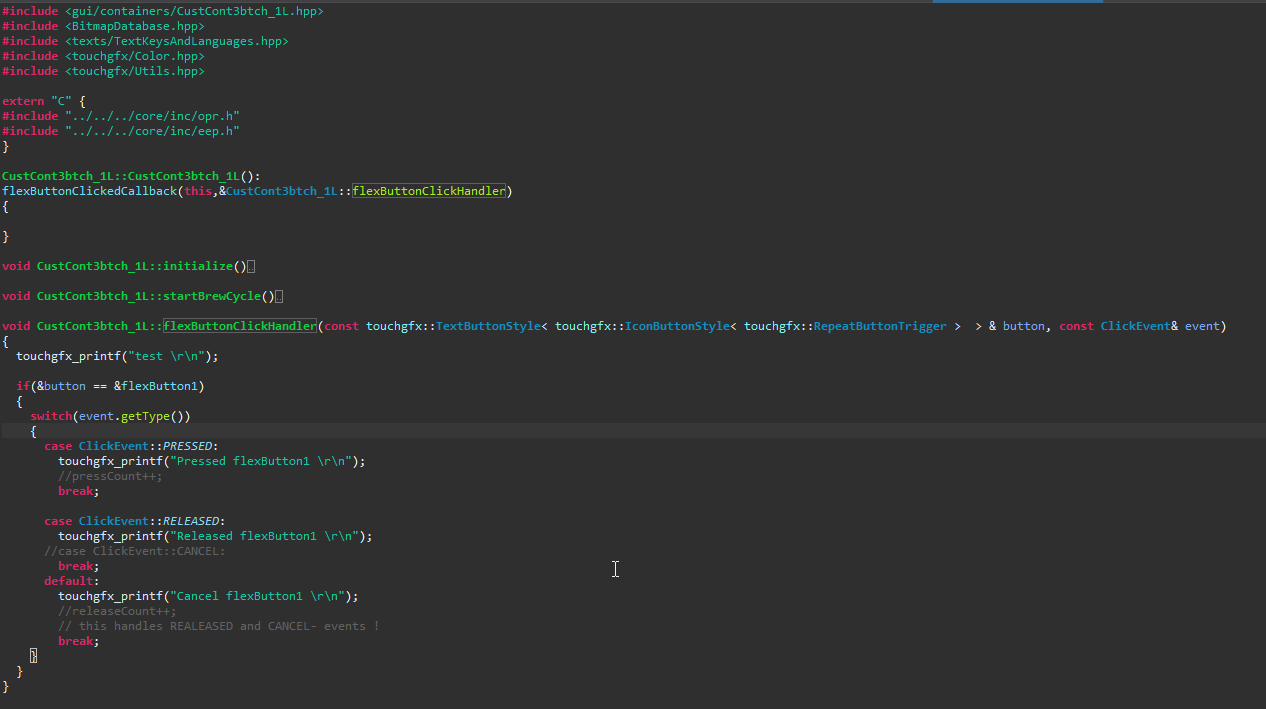 Solved: How do I trigger a new virtual function when a tou ...