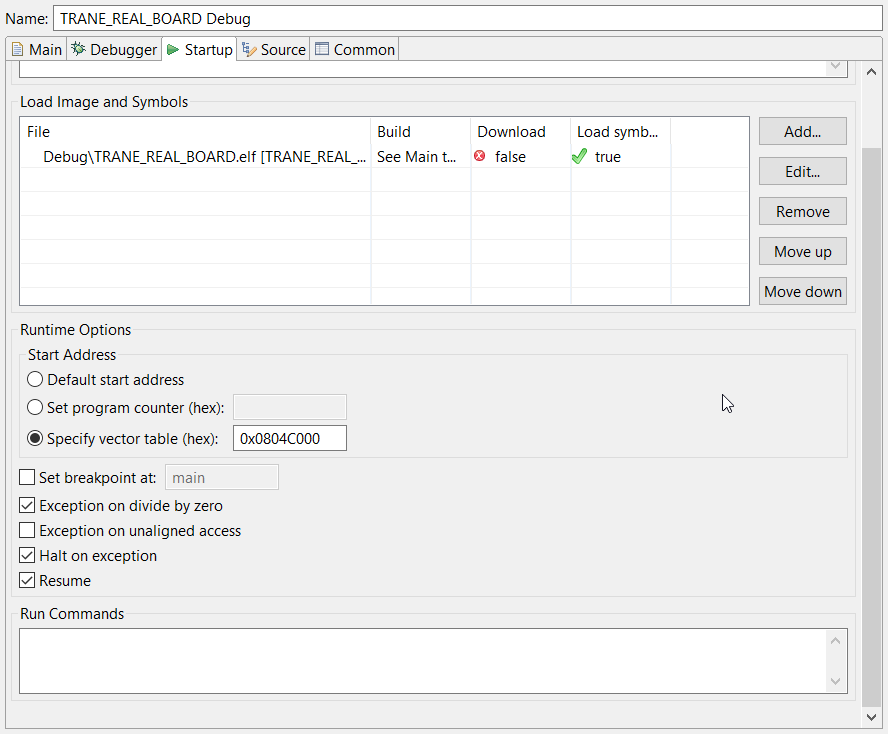 Unable To Debug The Application Using Stmcubeide W Stmicroelectronics Community