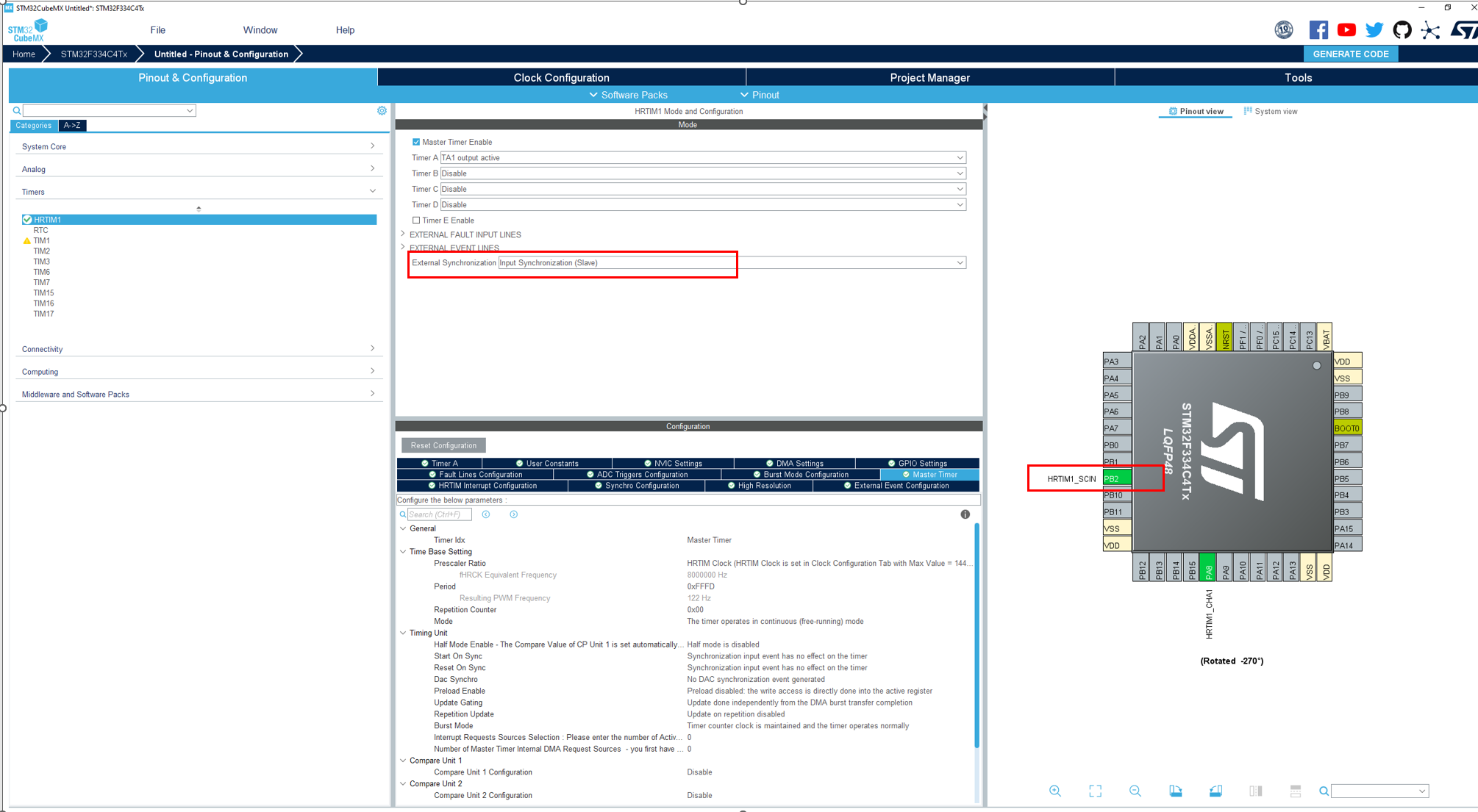Solved: where in the cubemx I can activate HRTIM_SCIN? - STMicroelectronics Community