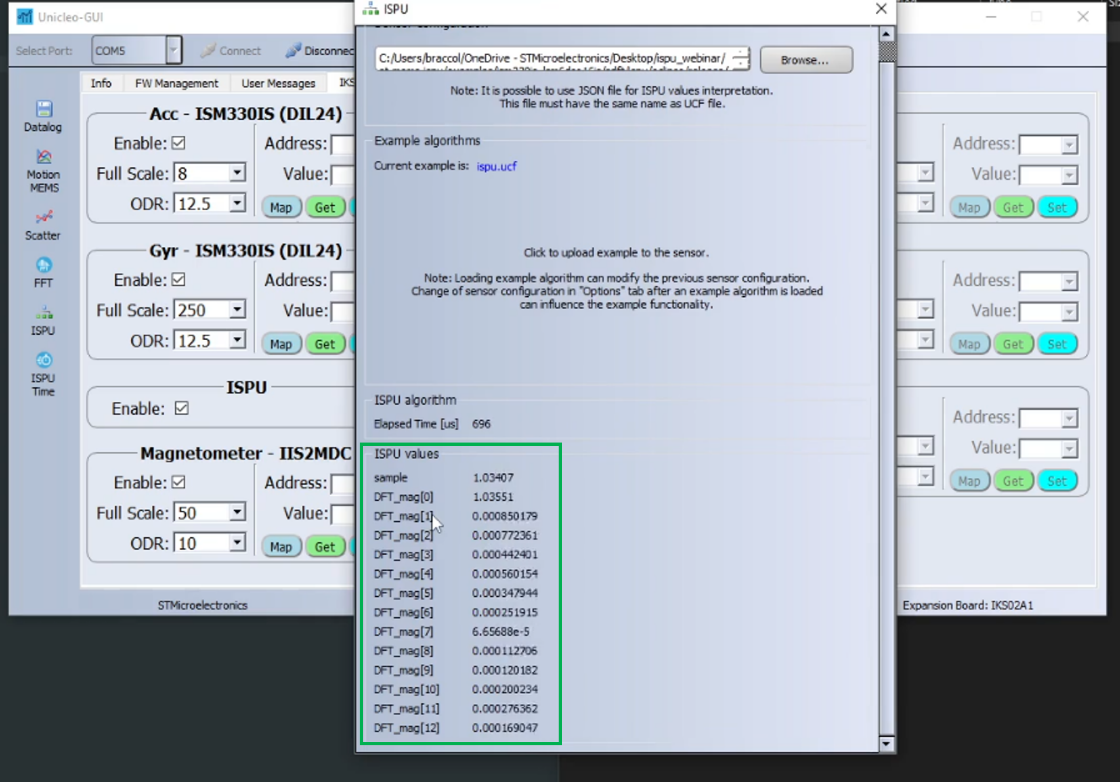 How To Implement In Sensor Vibration Monitoring Wi Stmicroelectronics Community