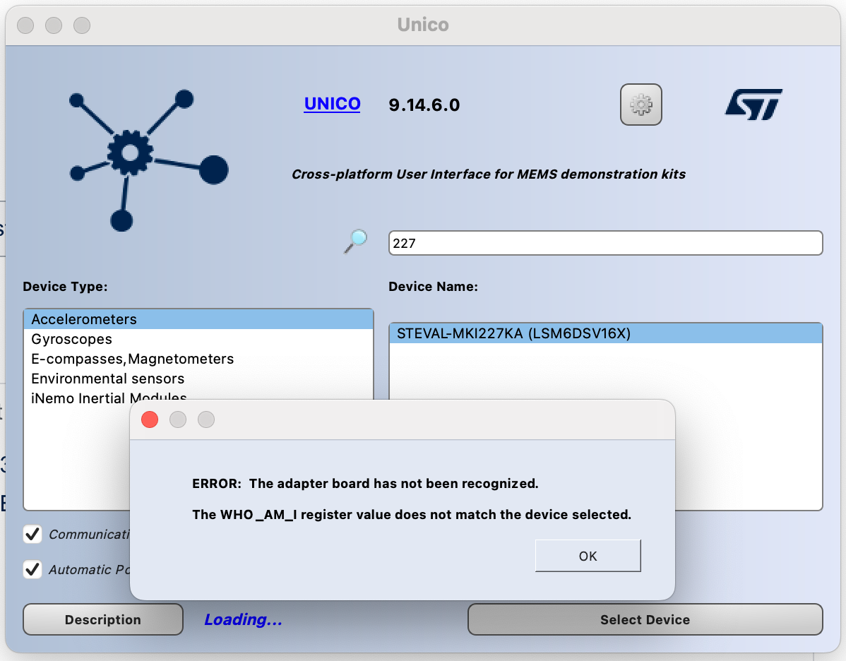 STEVAL-MKI227KA WHO_AM_I Register Value does not m... - STMicroelectronics Community
