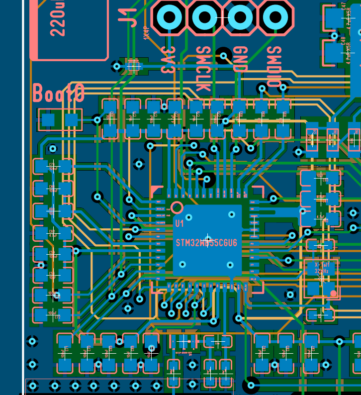 Can Not Connect Stm32wb55cgu6 With St Link Stmicroelectronics Community