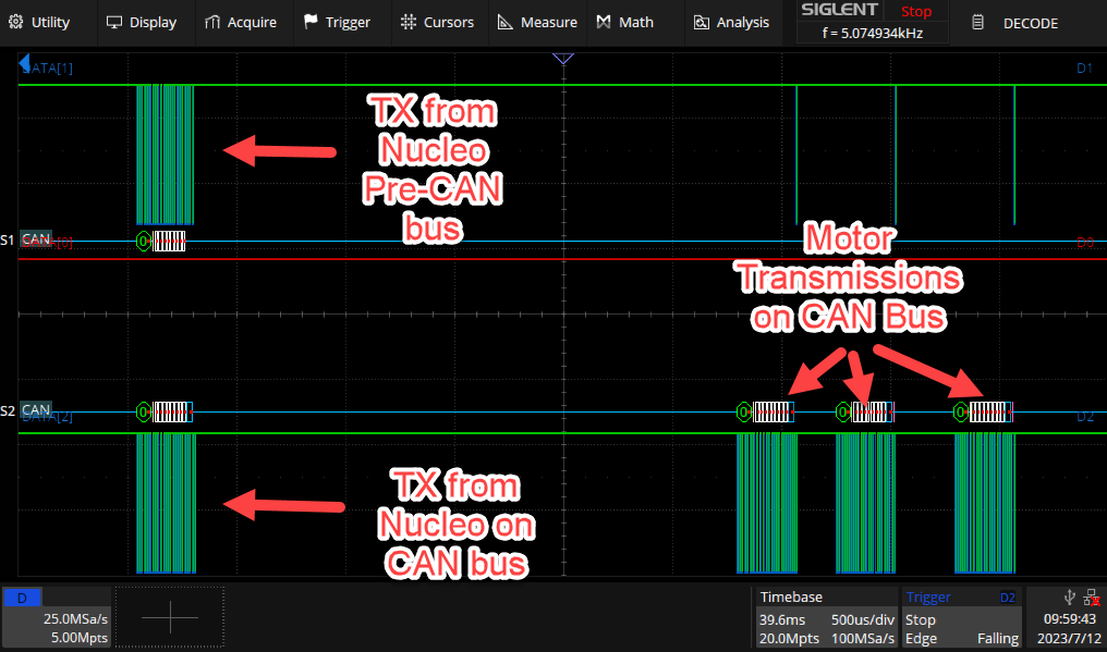 Solved: Nucleo-F091RC CAN Bus not communicating - STMicroelectronics Community