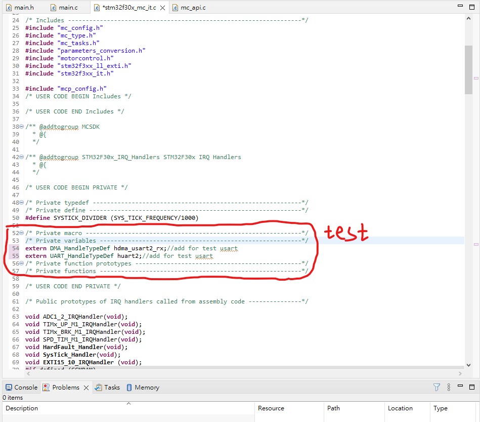 Solved Have Problem On Using Usart2 To Control Motor With Stmicroelectronics Community 7905