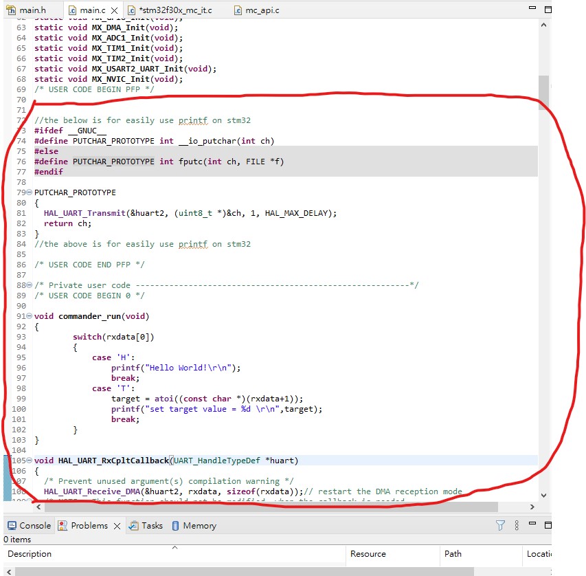 Solved: Have problem on using USART2 to control motor with... - STMicroelectronics Community