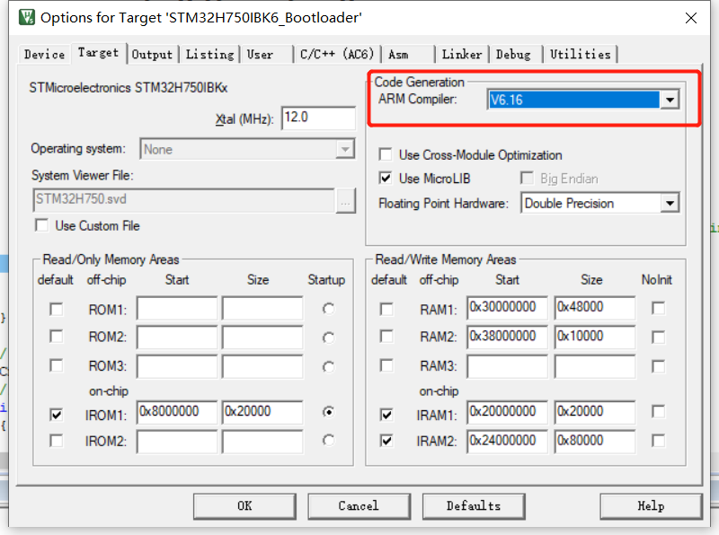 Solved Hardfault Stm32h750 Customer Bootloader Jump To A Stmicroelectronics Community 