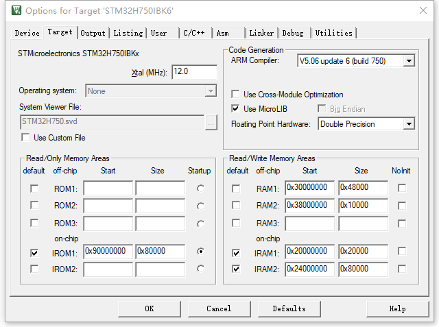 Solved: Hardfault :STM32H750 Customer Bootloader Jump to A... - STMicroelectronics Community