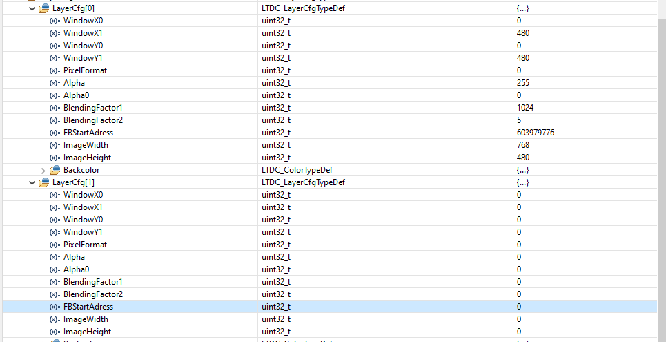 Ltdc Dsi Gfxmmu Doublebuffer Stm32u5a9j Dk Stmicroelectronics Community