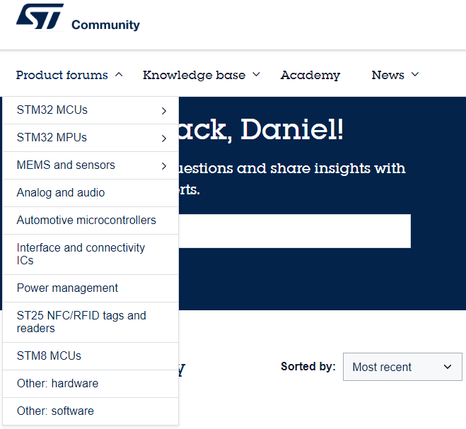 How to post - STMicroelectronics Community
