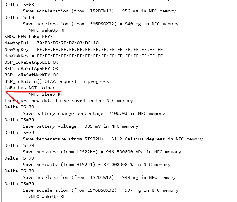 ASTRA1B: Lora has NOT joined - STMicroelectronics Community
