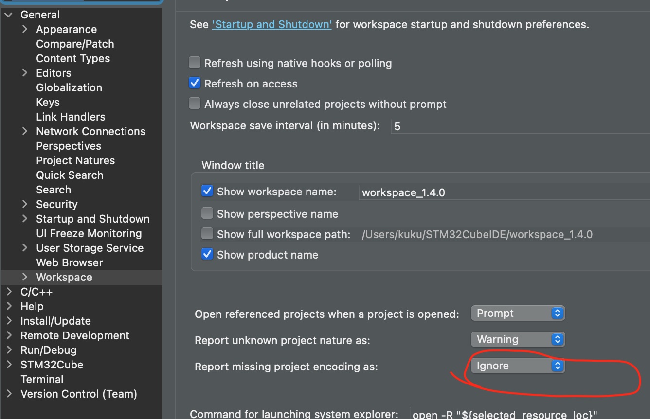 All IDE projects show a yellow warning icon after ... - STMicroelectronics Community