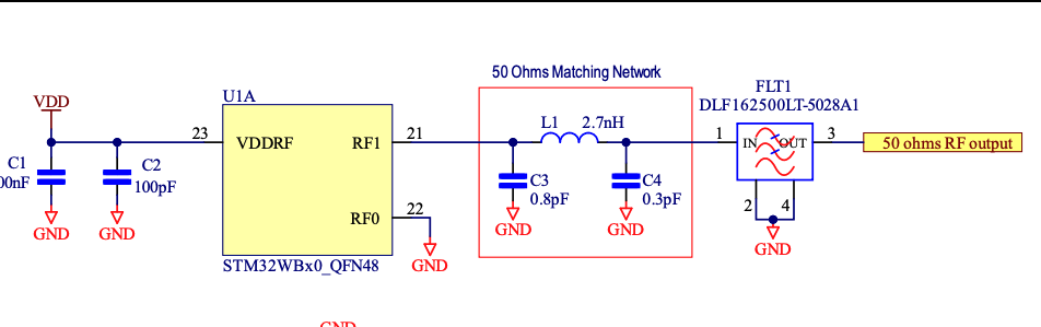 Solved Stm32wb10cc Rf Output Stage Design Question Stmicroelectronics Community