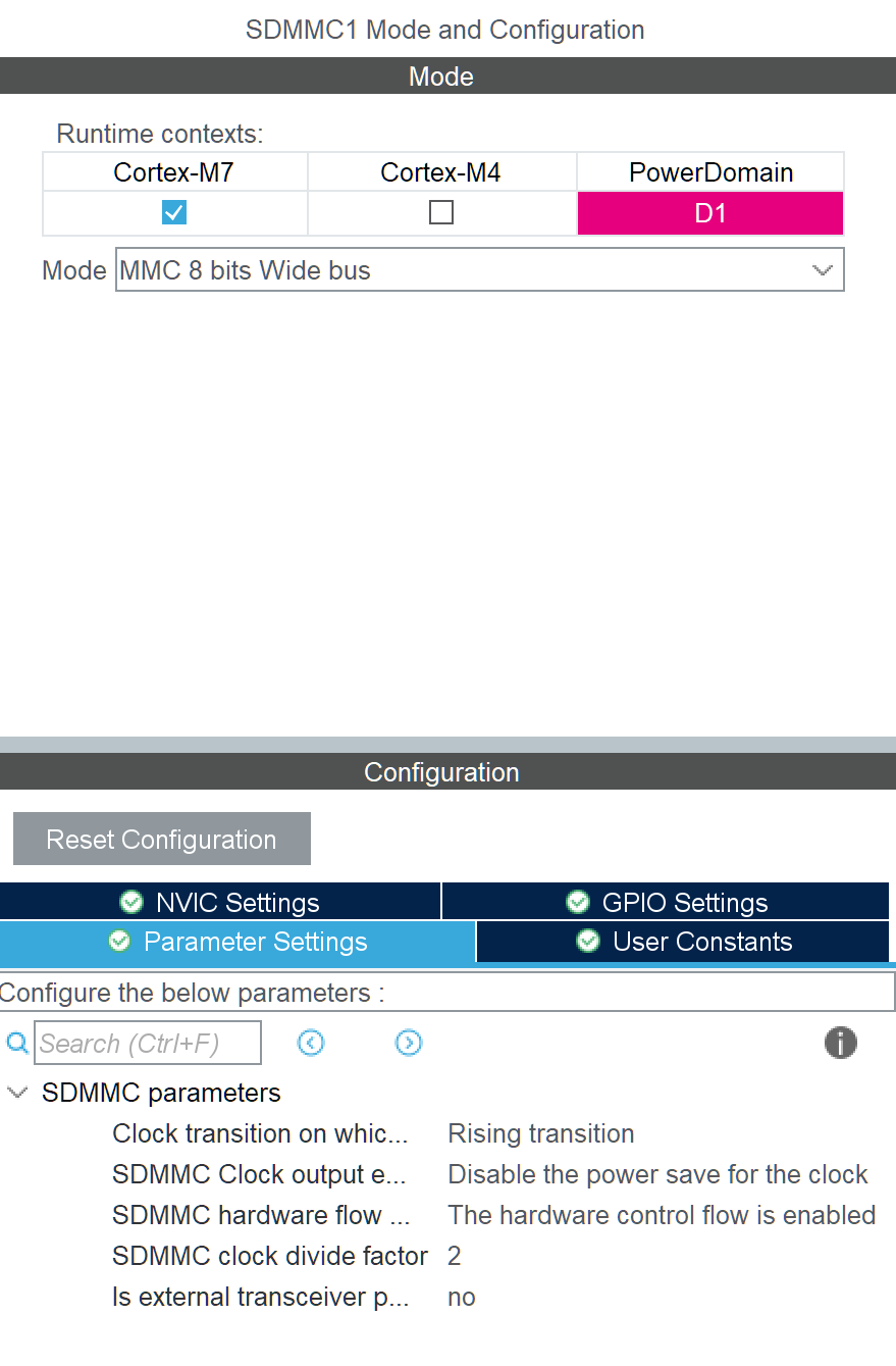 Solved Stm32h745i Disco Emmc How To Configure With Fatfs Stmicroelectronics Community