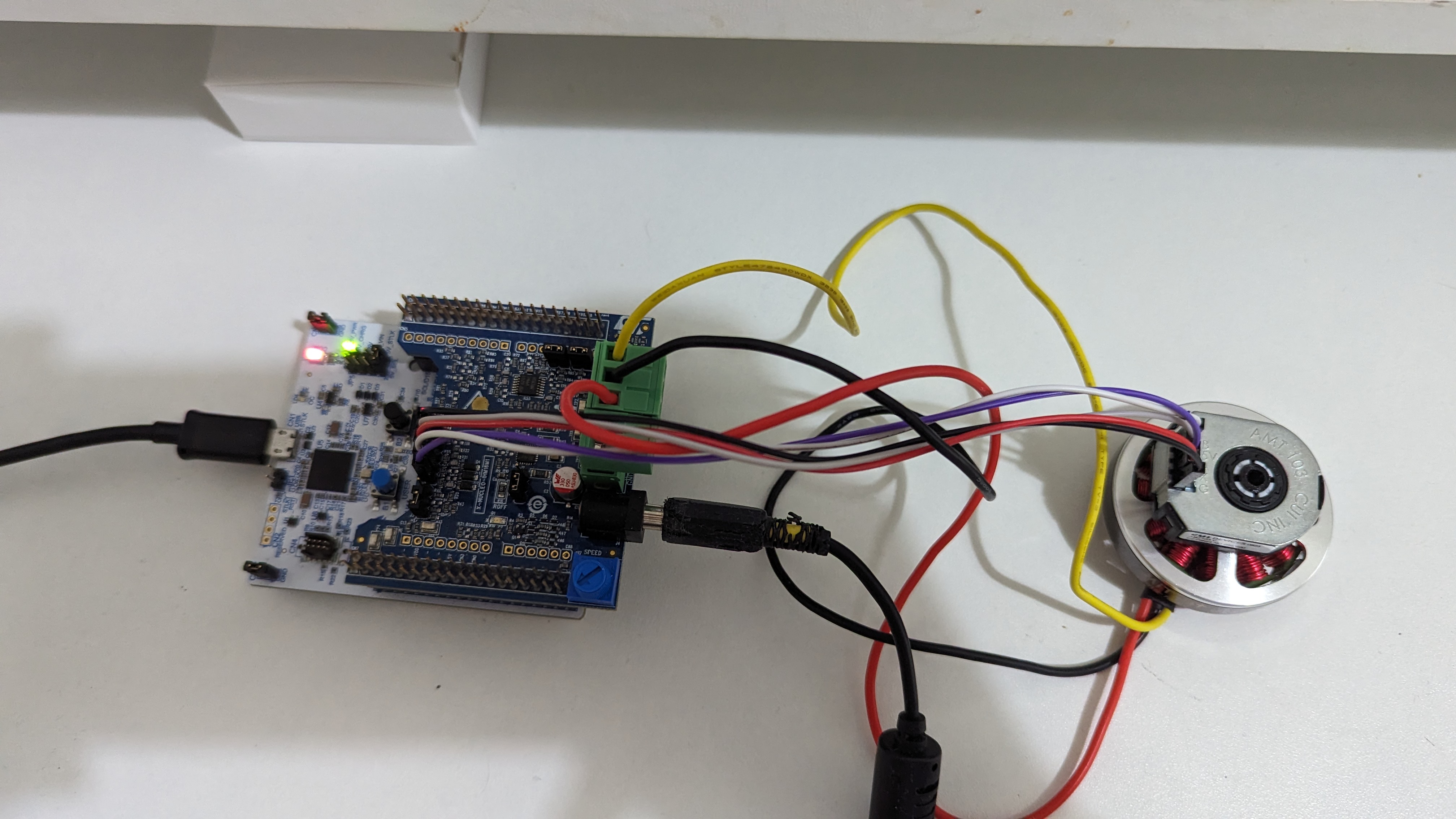 Solved: Motor only moving when quadrature encoder is rotat... - STMicroelectronics Community