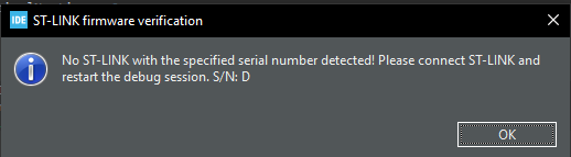 Solved Stm32cubeide Debug Not Recognized Stlink V2 Stmicroelectronics Community 7887